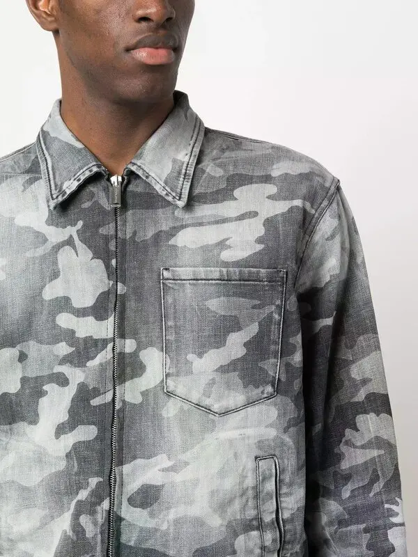 Dsquared2 Camouflage-pattern Denim Jacket