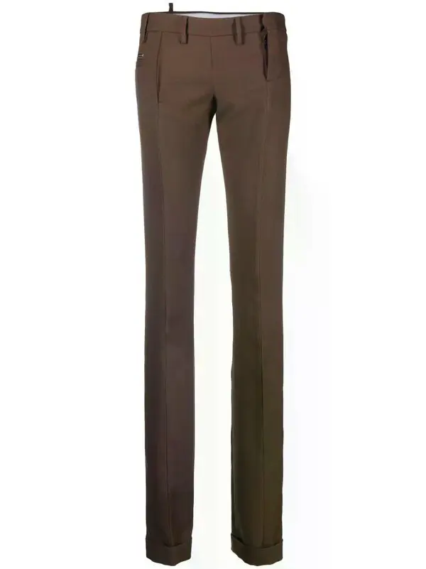 Dsquared2 High-waisted Slim-cut Trousers