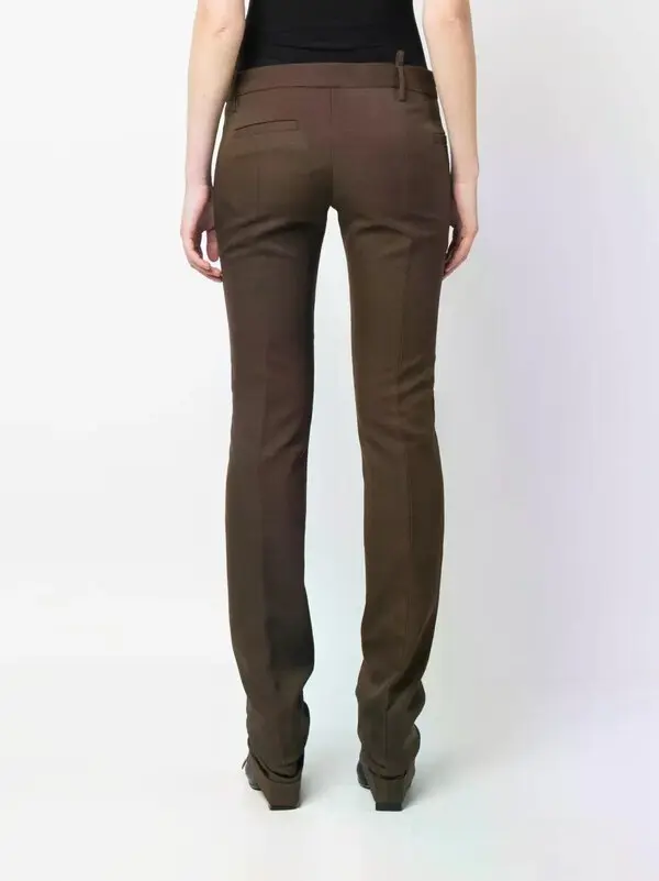 Dsquared2 High-waisted Slim-cut Trousers