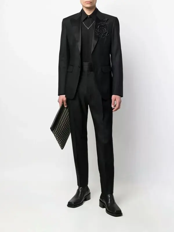 Dsquared2 High-waisted Tuxedo Trousers