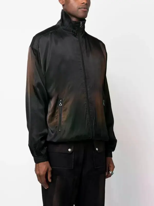 DIESEL® J-smash Faded Zip-up Bomber Jacket
