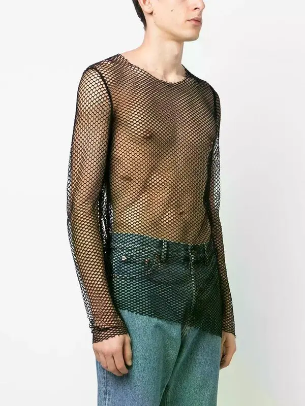Dsquared2 Long-sleeve Mesh Top