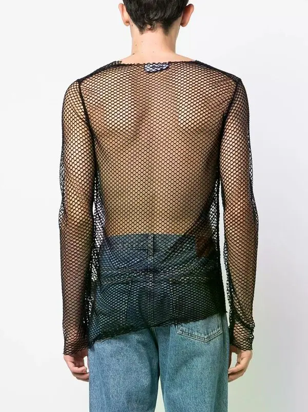 Dsquared2 Long-sleeve Mesh Top