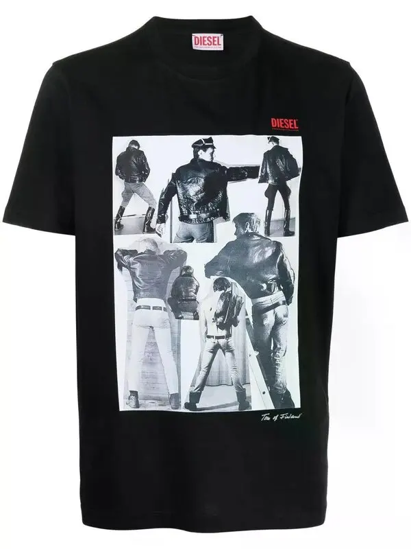 DIESEL® Graphic Print T-shirt - Black