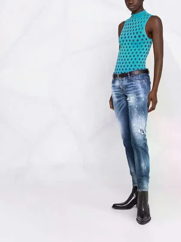 Dsquared2 Distressed Slim-fit Jeans