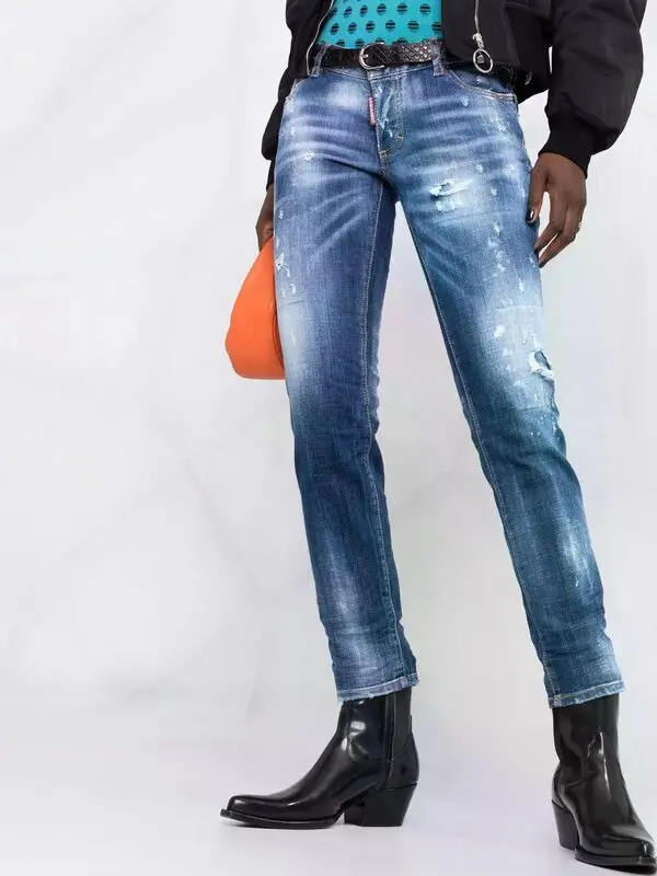 Dsquared2 Distressed Slim-fit Jeans