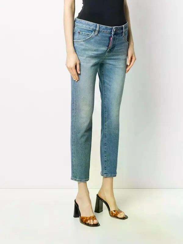 Dsquared2 Cropped Skinny Jeans