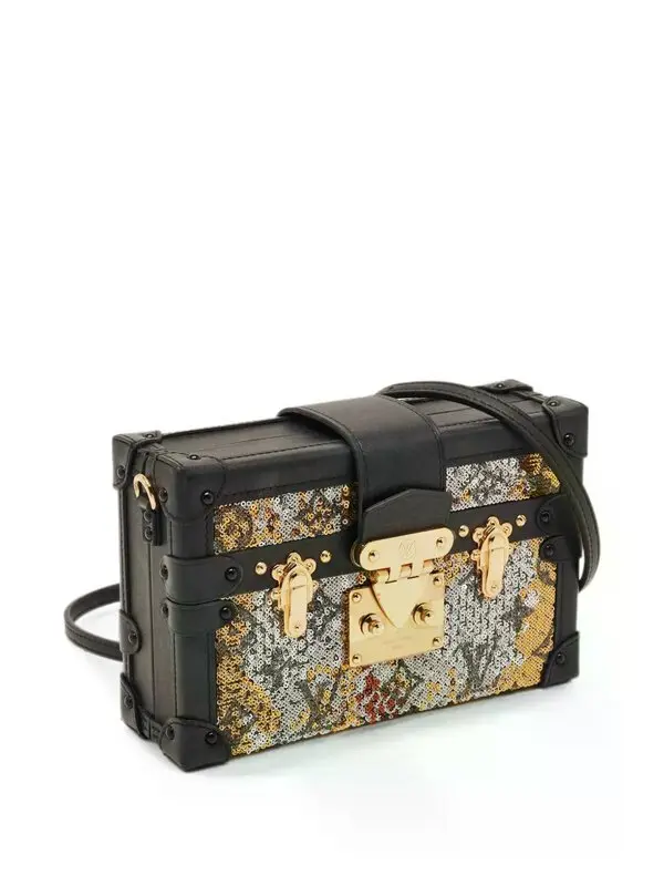 LOUIS VUITTON Petite Malle Sequin Clutch Bag