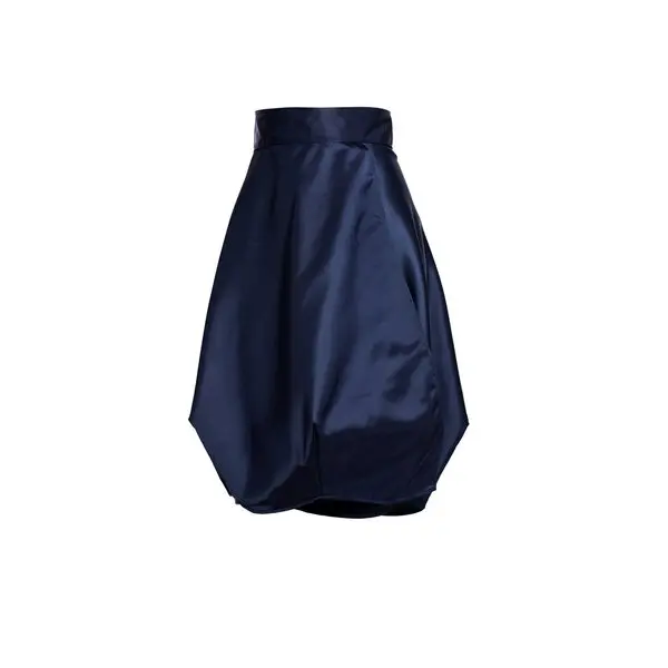 BIANCA POPP Wrapped Skirt Navy - Blue
