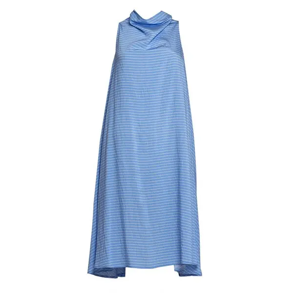BIANCA POPP Striped Midi Dress - Blue/white