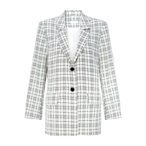 LILY AND LIONEL Chess Blazer Jacket In & Black