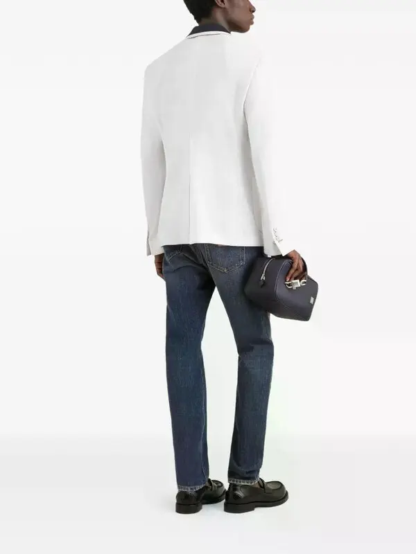 Dolce & Gabbana Dark Cotton Denim Trousers