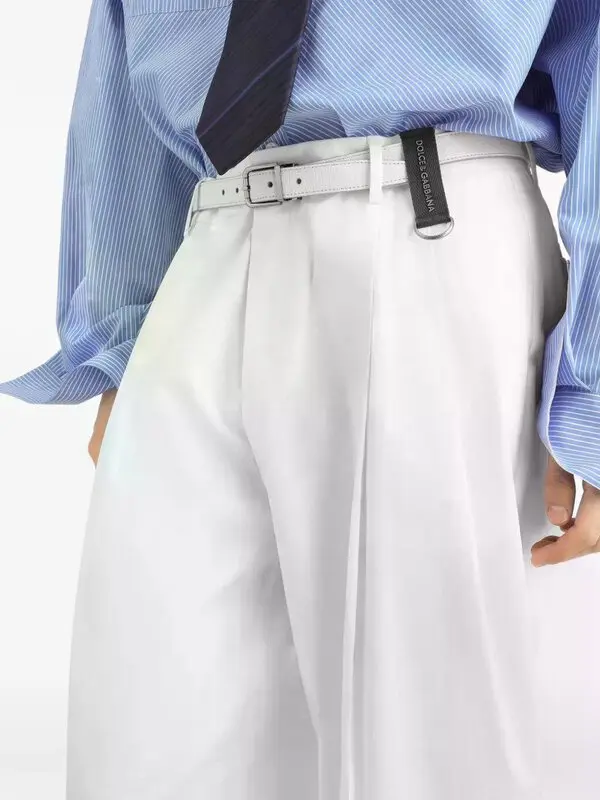 Dolce & Gabbana Cotton Gabardine Trousers