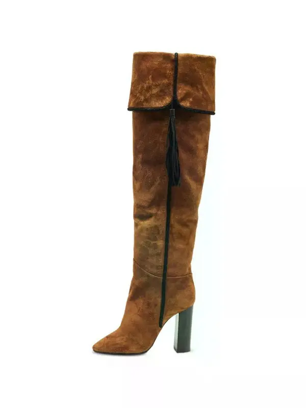 Saint Laurent Meurice Fringe-detail Boots