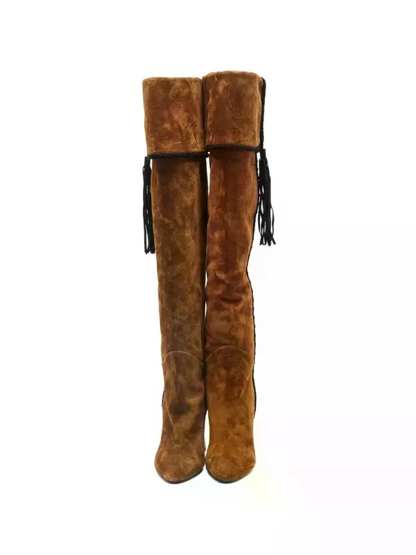Saint Laurent Meurice Fringe-detail Boots