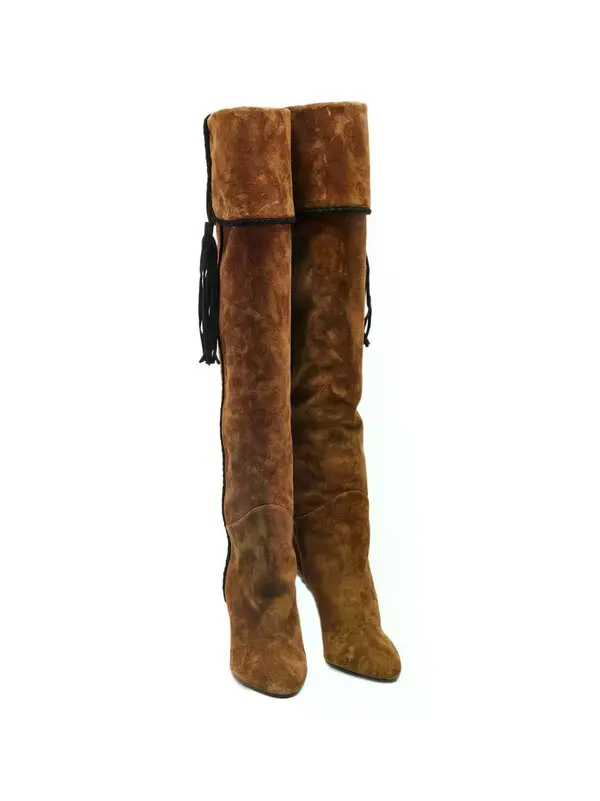 Saint Laurent Meurice Fringe-detail Boots