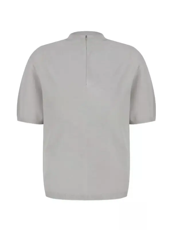 AMOMENTO Zip-up Knit