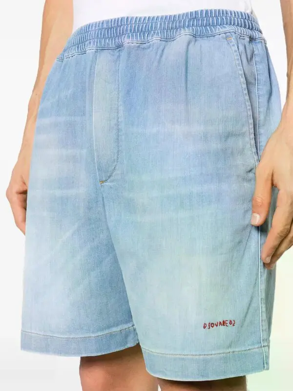 Dsquared2 Embroidered Logo Bermuda Shorts