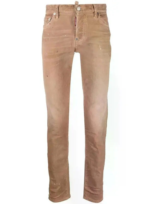 Dsquared2 Paint Splatter Skinny Jeans