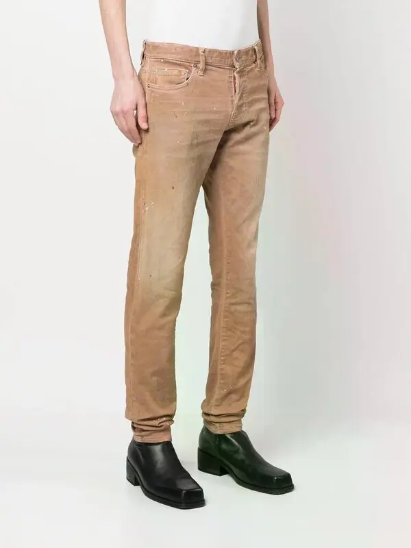 Dsquared2 Paint Splatter Skinny Jeans