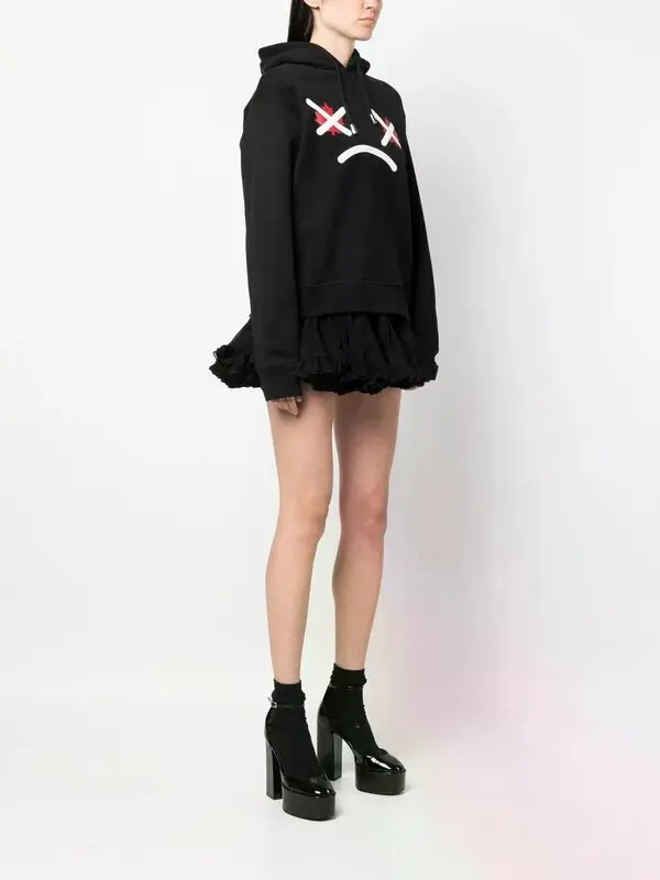 Dsquared2 Graphic Print Cotton Hoodie