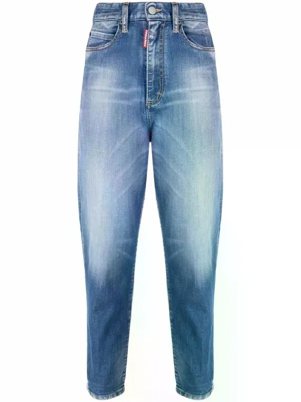 Dsquared2 Faded Effect Mom Jeans