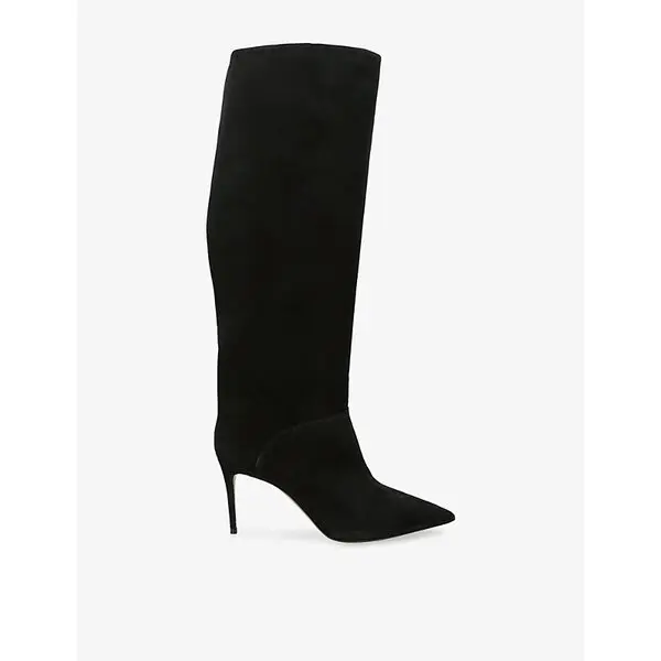 Casadei Julia Renna Suede Knee-high Boots