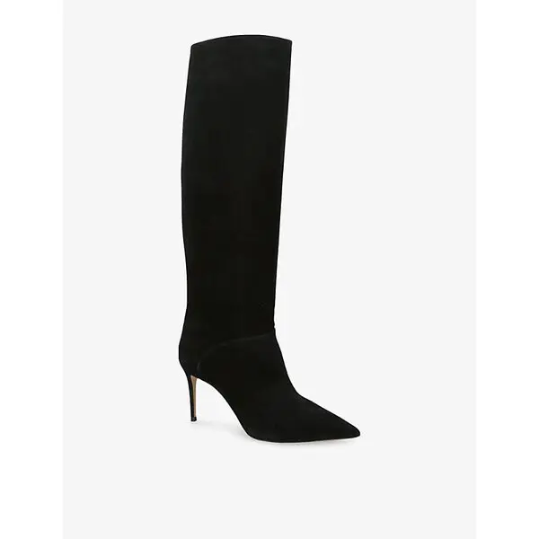 Casadei Julia Renna Suede Knee-high Boots