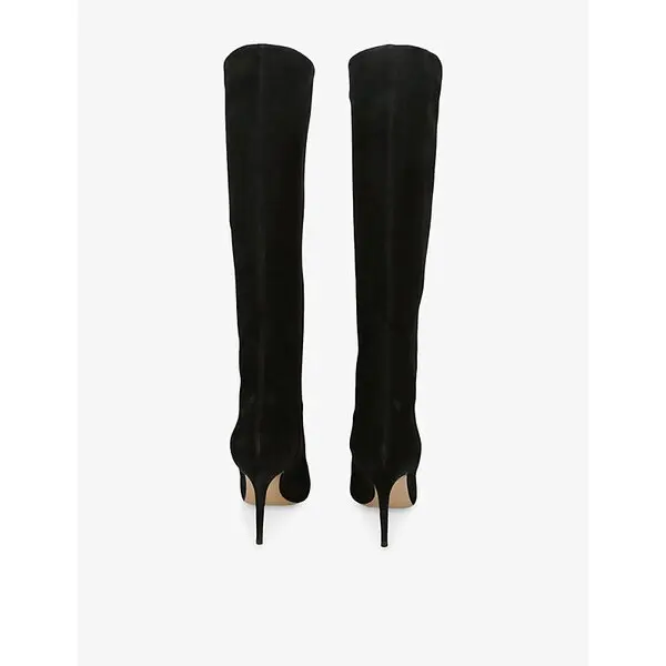 Casadei Julia Renna Suede Knee-high Boots