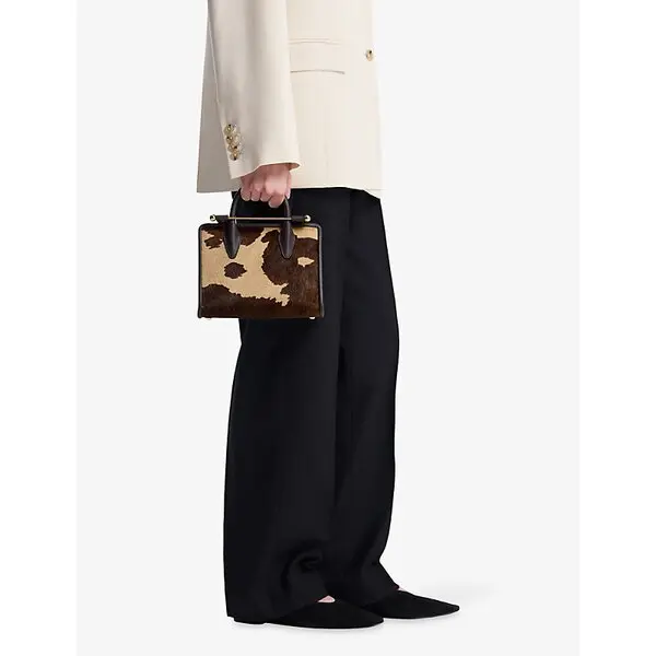 Strathberry Mini Tote Pony Hair Top-handle Bag