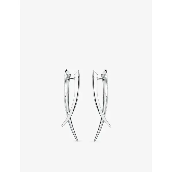 SHAUN LEANE Sabre Crossover Sterling Earrings