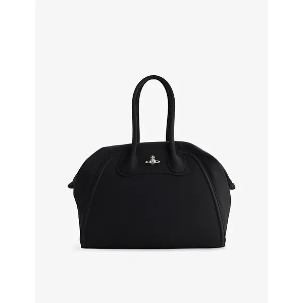 VIVIENNE WESTWOOD Shirley Suede Holdall Bag - Black