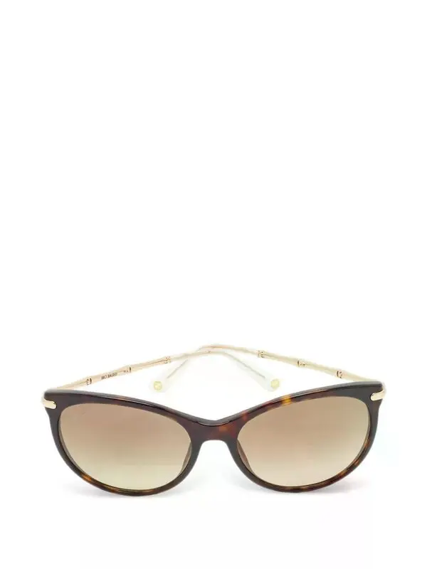 Gucci Bamboo Cat-eye Sunglasses - Brown