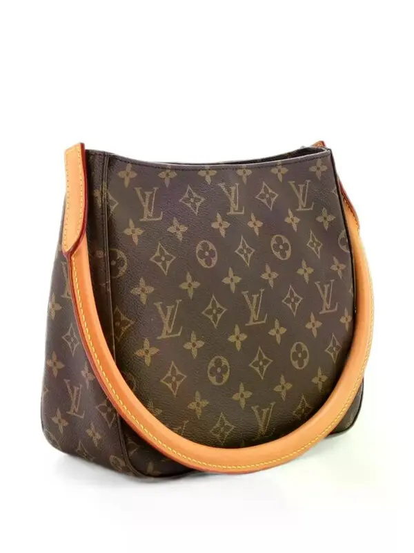 LOUIS VUITTON Monogram Canvas Mm Satchel Handbag - Brown