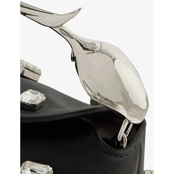 Erdem Embellished Leather Mini Bag