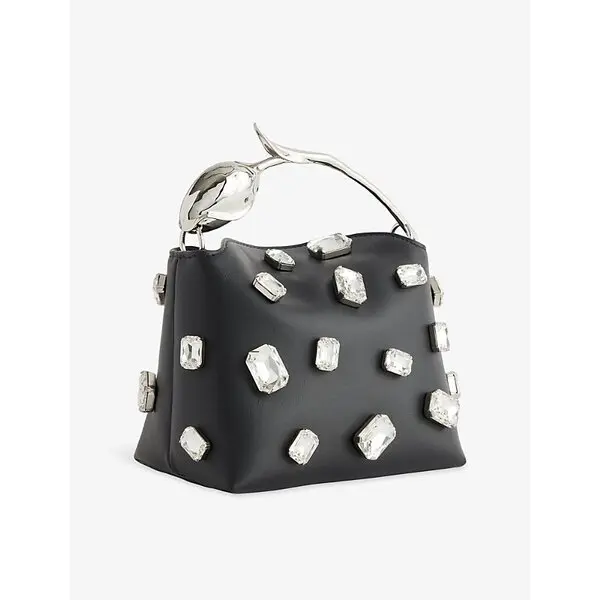 Erdem Embellished Leather Mini Bag