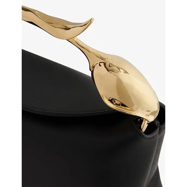 Erdem Midi Bloom Leather Top-handle Bag