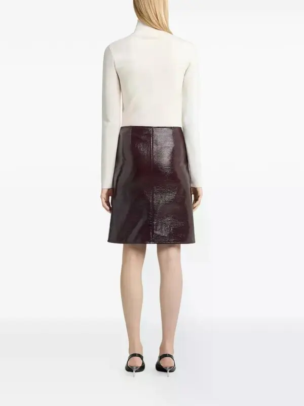COURREGES Logo Embroidered Zipped Cardigan