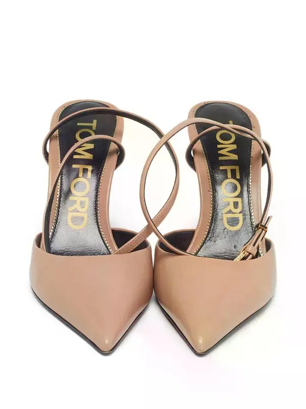 TOM FORD Padlock Wrap-around Pumps