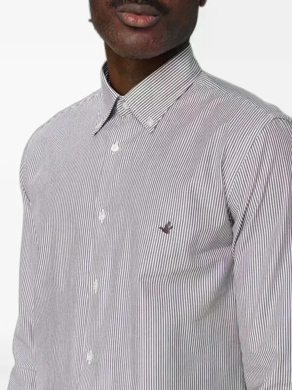 BROOKSFIELD Stripe-print Button-down Shirt