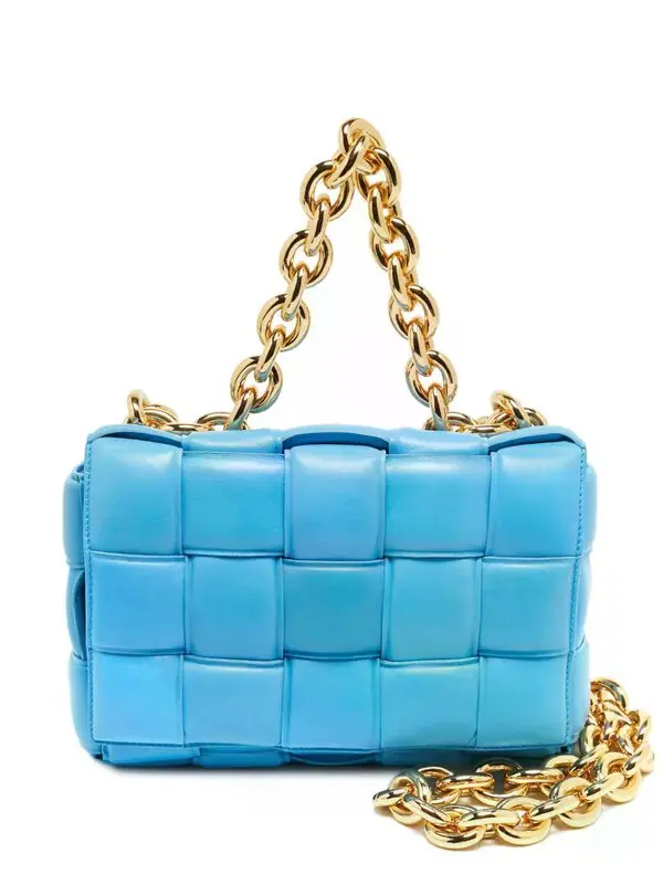 Bottega Veneta Cassette Padded Tote Bag - Blue