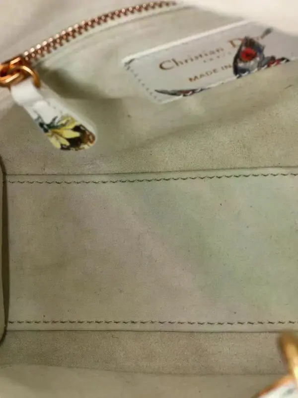 Dior Lady Bag Printed Leather Small Satchel - Multicolour