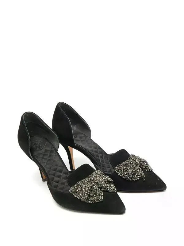 Tory Burch Clara Crystal-embellished Pumps