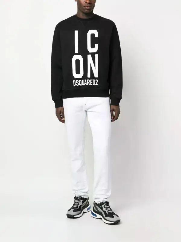 Dsquared2 Icon Logo-print Cotton Sweatshirt