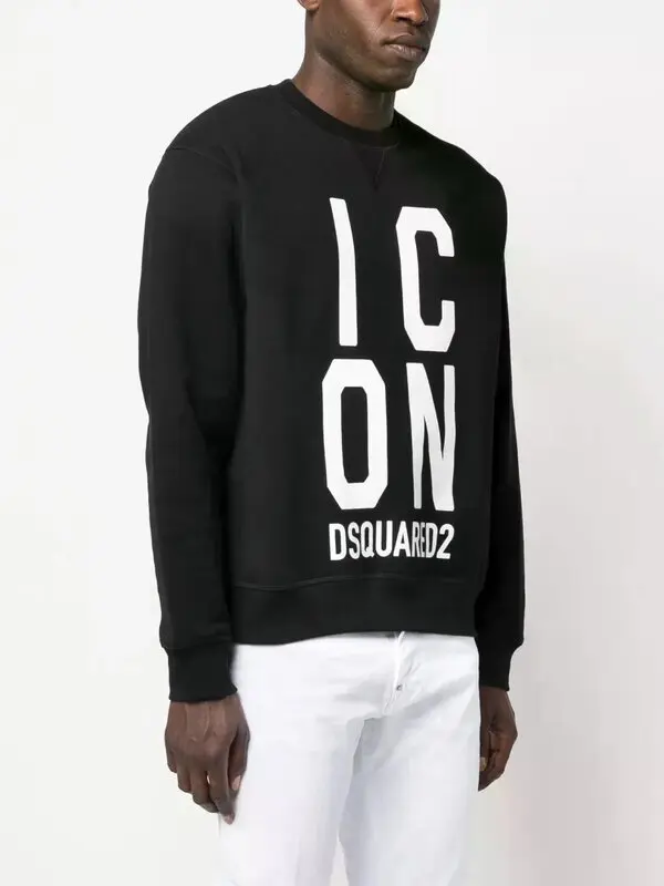 Dsquared2 Icon Logo-print Cotton Sweatshirt