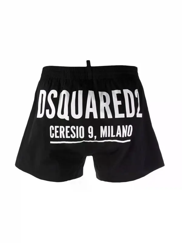 Dsquared2 Logo Print Swim Shorts