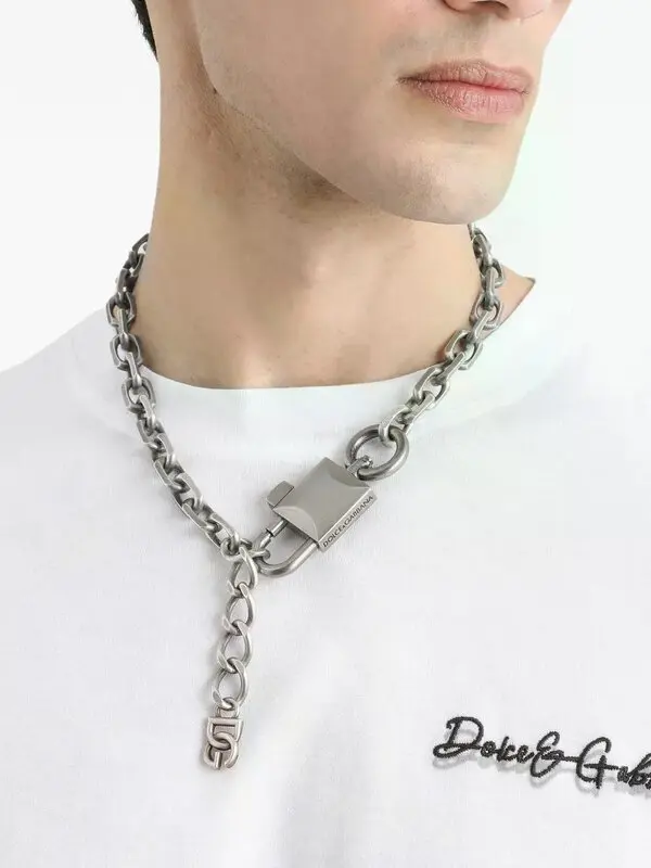 Dolce & Gabbana Dg Logo Chain Necklace