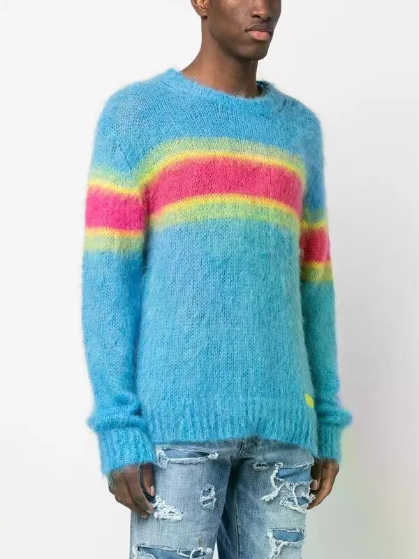 Dsquared2 Gradient Stripe Crew Neck Jumper