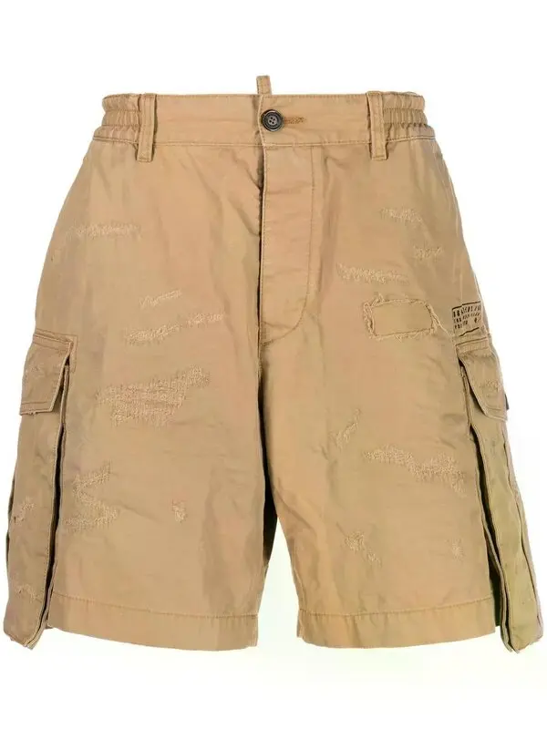 Dsquared2 Distressed Effect Cargo Shorts