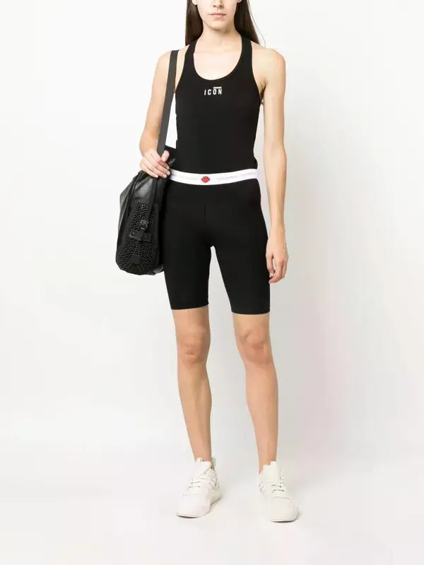 Dsquared2 Logo Waistband Cotton Shorts
